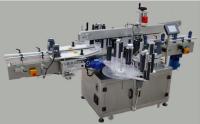China Automatic Sus304 Double Sides Labeling Machine 80pcs/M For Flat Bottle for sale