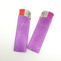 China Child-Resistant Refillable Electronic Lighter 82x24.2x12.3mm with Diamond Surface and 98% Ignition Rate for sale