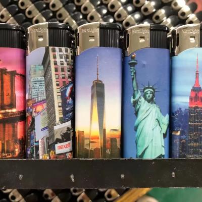 China DY-007 Euro Standard Electronic Lighter 82×24.2×12.3mm with 98% Ignition Rate and Custom Branding for sale