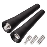 China 2.5 inch Rubber Car Antenna FM 87.5-108MHZ AM 520-1620mhz Universal Vehicle Roof Mount Short Antennas Waterproof for sale