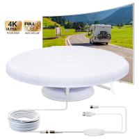 China Caravans Touring Car Recreational Vehicle Digital TV RV Antenna UFO Style External Motor Home Outdoor UHF 470-860MHZ 2.0 for sale