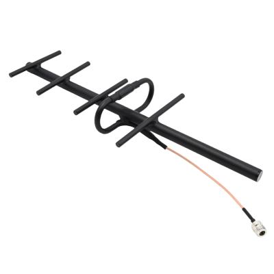 China GSM Yagi Antenna 9dBi High Gain Outdoor 3G 4G Yagi Antenna Vertical/Horizontal Polarization for Cellular Signal Boosting for sale