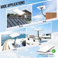 China Adjustable Starlink Gen3 Outdoor Mount Bracket Starlink Wall Roof Bracket with Starlink Standard Dish V3 for sale