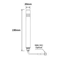 China New Design Outdoor IP68 Waterproof Screw Mount Cabinet Antenna High Gain 5G 4G LTE GSM 3G Full Band Omni Cellular Antenna Rubber for sale