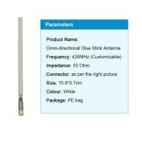 China 426MHz Omni-directional Glue Stick Antenna Adjustable 50 Ohm Rod Aerial for Smart Home Security Alarm IoT Equipment for sale