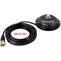 China 11CM Large Suction Cup Car Radio Antenna Magnet Base, 30.8lbs High Pull Strength Magnet Mount for VHF UHF HF Ham Radio Antennas for sale