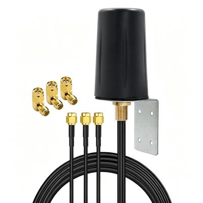 China Outdoor Waterproof 4G WiFi GPS Combo Antenna High Gain Cabinet Mushroom Antenna for IoT Charging Pile Vending Machine for sale