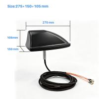 China High Performance 5G LTE WiFi 6-in-1 Combo Antenna Outdoor Waterproof Screw Mount Vehicle Antenna with SMA Connector for sale