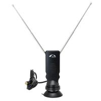 China Custom Logo 29*78mm  Amplified TV Antenna Dab Tv Aerial With Connector IEC Male for sale