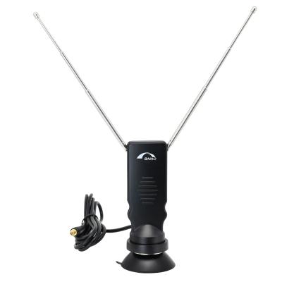 China Custom Logo 29*78mm  Amplified TV Antenna Dab Tv Aerial With Connector IEC Male for sale