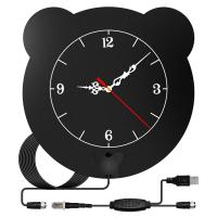 China FCC REACH 150 Miles Range Digital HDTV Antenna Square Clock Type for sale