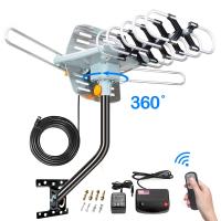 China 150 Mile Motorized OTA Amplified Outdoor HDTV Antenna for sale