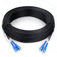 China FTTH Drop Fiber Patch Cord SC APC FC ST LC Steel Wire FRP Data Center Systems for sale