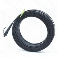China SC APC FTTA Fiber Optic Cable 5.0mm G657A2 LSZH 5M Black Patch Cord for sale