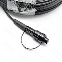 China SC APC FTTA Fiber Optic Cable 5.0mm G657A2 LSZH 5M Black Patch Cord for sale