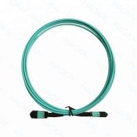 China Compact MPO / MTP Fiber Optic Patch Cord OM3 Fiber Optic Patch Cable for sale