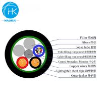 China Photoelectric Composite Outdoor Fiber Optical Cable GDTS-2-24Xn 2*1.5 for sale