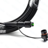 China FTTA Mini Waterproof Patch Cord SC APC-SC APC Drop Fiber Optic Cable for sale