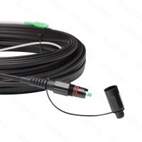 China Outdoor FTTH Fiber Optic Patch Cord Mini SC APC Waterproof Connector for sale