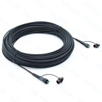 China IP68 Outdoor Drop Cable FTTX Solution Fiber Optic Patch Cord Waterproof Connector for sale