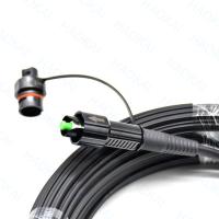 China IP68 Outdoor Drop Cable FTTX Solution Fiber Optic Patch Cord Waterproof Connector for sale
