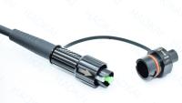 China IP68 FTTX Solution Patch Cord FTTA Outdoor Fiber Cable Waterproof SC APC LC Connector for sale