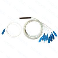 China 1x16 SC APC Fiber PLC Splitter Mini Steel Tube Cable Without Connetcor for sale