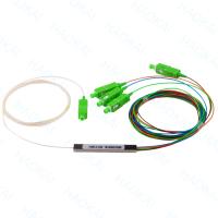 China 1x16 SC APC Fiber PLC Splitter Mini Steel Tube Cable Without Connetcor for sale