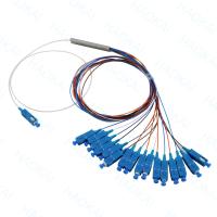 China 1x32 PLC Fiber Optic Splitter Fiber Optic Coupler Splitter With SC APC Connetcor for sale