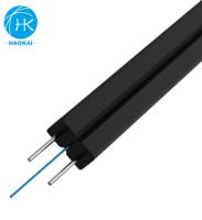 China FTTH Drop Fiber Optic Cable FRP KFRP 1core Fiber Optical Cable LSZH for sale