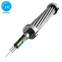 China Outdoor OPGW Fiber Cable For Overhead Pipe Through And Buried With Superior Protection for sale