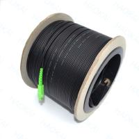 China Outdoor FTTH Patch Cord 2core Steel Wire Drop Fiber Optical Cable 2SC-2SC Connector for sale