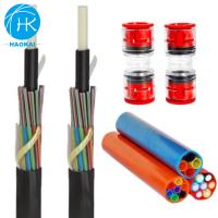 China Loss Tube Air Blown Fiber Optic Cable Gcyfty Gcyfy 12core 24core FRP for sale