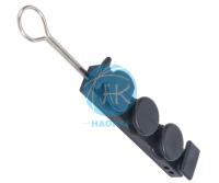 China FTTH J S Hook Fitting Tension Clamp Drop Cable Stainless Steel Anchor Clamp for sale