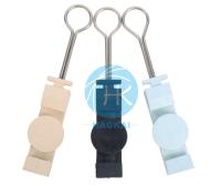 China Plastic Drop Wire Clamp Overhead Flat FTTH J S Hook Fitting Tension Clamp for sale