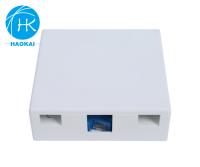 China 2core Mini Terminal Box SC Fiber Optic Access 86type Indoor Ftth Wall Mounted Box for sale