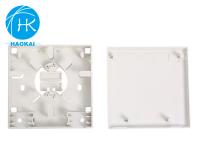China 2port Indoor FTTH Faceplate Box Desktop SC LC UPC 86type Mini Fiber Optic Rosette Box for sale