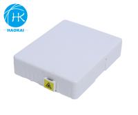 China Indoor Mini Ftth Rosette Box 1core 2core With SC LC UPC Shuttered for sale