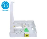 China Indoor Mini Ftth Rosette Box 1core 2core With SC LC UPC Shuttered for sale