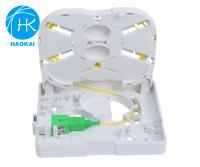 China Indoor Mini Ftth Rosette Box 1core 2core With SC LC UPC Shuttered for sale