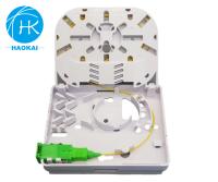 China Wall Mounted Fiber Rosette Box 1port 2port Mini Faceplate Optic FTTH Box for sale