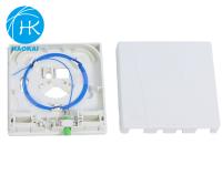 China Wall Mount Mini FTTH Termination Box Fiber Optic SM PTO ATB Box With Pigtail for sale