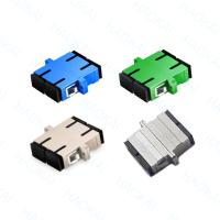China PVC Duplex SC APC UPC Adapter 1260nm - 1650nm Wavelength For Telecommunication for sale
