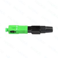 China SC APC Quick Connector FTTH Drop Cable Fiber Optical Fast Connector for sale