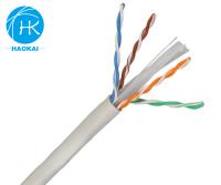 China Solid Bare Copper Indoor LAN Cable UTP CAT6 Customized 4pair 23awg 0.57mm 250MHz for sale