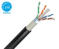 China 4pairs 23awg FTP CAT6 Outdoor Internet Cable Jelly Filled Or Gel Filled LAN Cable for sale