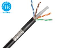 China 4pairs 23awg FTP CAT6 Outdoor Internet Cable Jelly Filled Or Gel Filled LAN Cable for sale