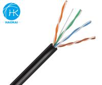 China Pure Copper 4 Pair LAN Cable Solid HDPE UTP CAT5E Network Cable for sale