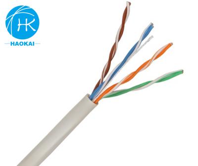 China Amp Copper Indoor LAN Cable 24awg Network CAT5E UTP Cable for sale