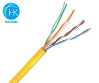 China Amp Copper Indoor LAN Cable 24awg Network CAT5E UTP Cable for sale